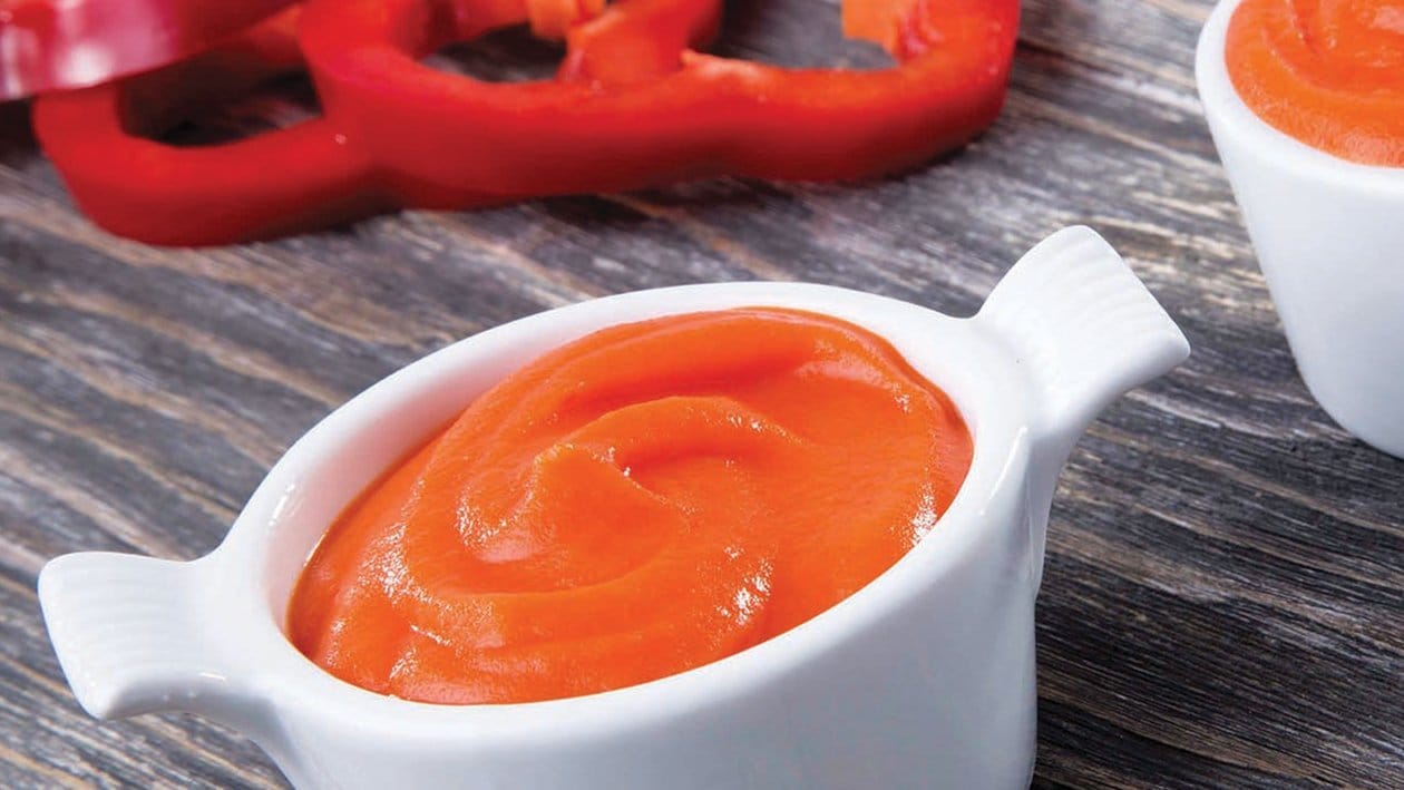 Puré de Papa con Pimentón Asado - Receta